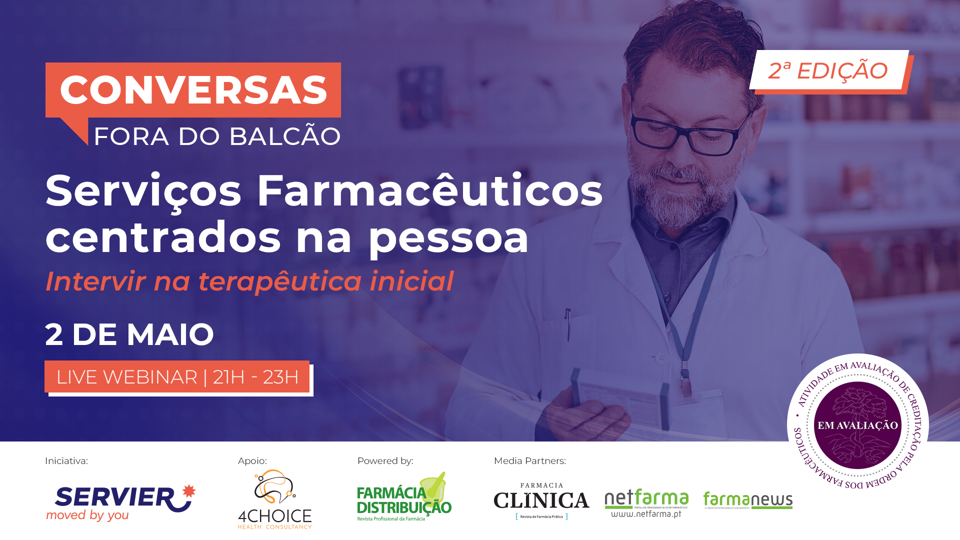 “Serviços farmacêuticos centrados na pessoa”: Webinar com foco na ...