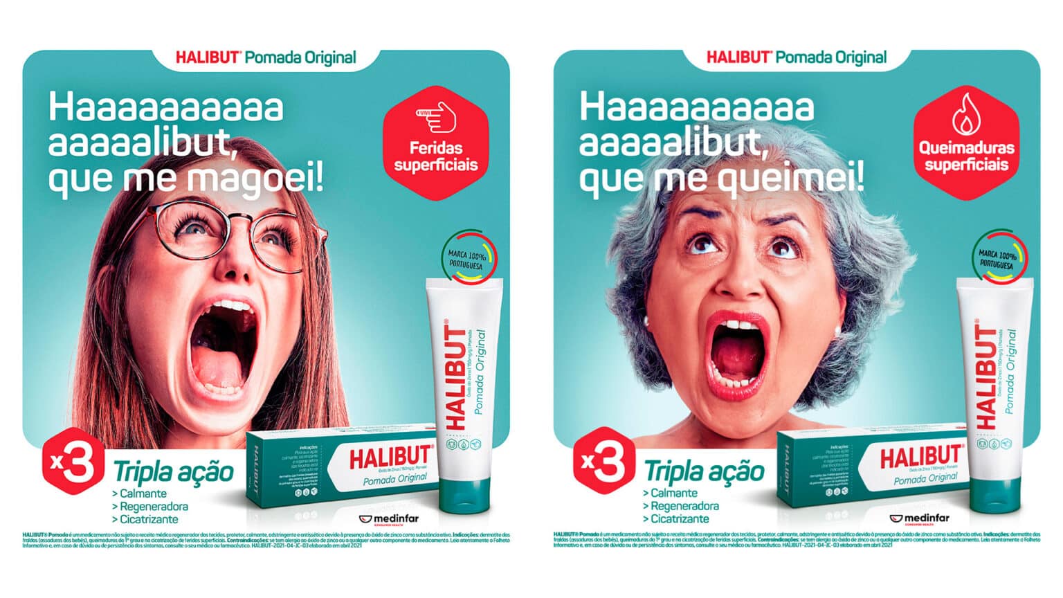 Halibut Pomada Original lançou nova campanha | Netfarma