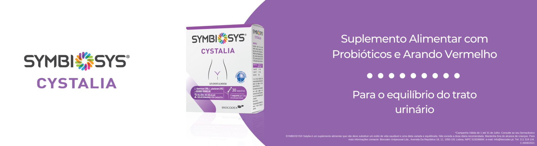Symbiosys® Cystalia, o suplemento alimentar com probióticos e arando ...
